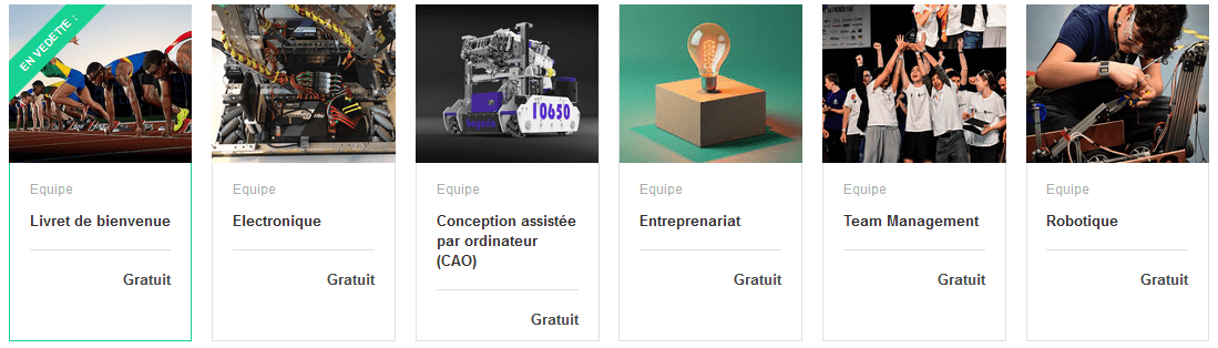 Espace de la communauté FIRST en France - Team Center - Robotique FIRST France